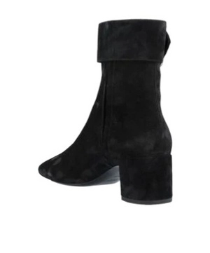 Saint Laurent Round-toe Chunky-heel Ankle Boots