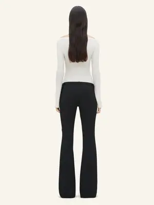COURREGES Off-shoulder Flared Sleeve Bodysuit