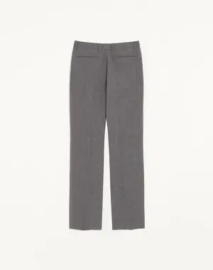 Valentino Garavani Mouliné Wool Trousers