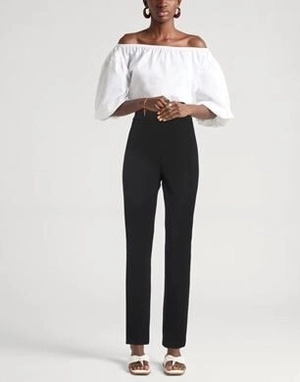 Sportmax Straight-leg Flannel Pants With Crystal Embellishments