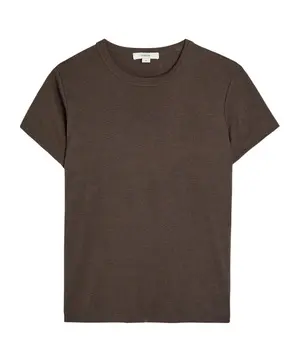 Vince Solid Color T-shirt - Brown