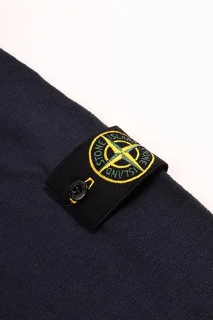Stone Island Logo Patch Crewneck Knitted Jumper