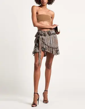 Saint Laurent Colorful Flared Skirt