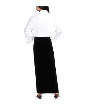 Saint Laurent Solid Color Velvet Dress
