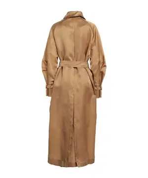 Max Mara Chiffon Trench Coat With Belt