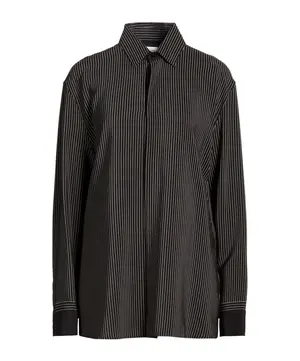 Saint Laurent Striped Long Sleeve Shirt
