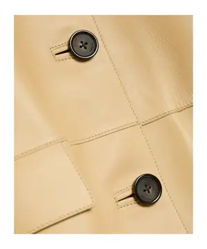 TOTEME Bonded Leather Jacket
