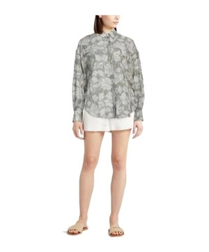 Brunello Cucinelli Long-sleeved Printed Shirt