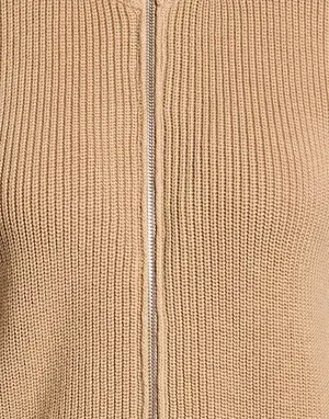 MAISON MARGIELA Solid-color Sleeveless Knit Cardigan