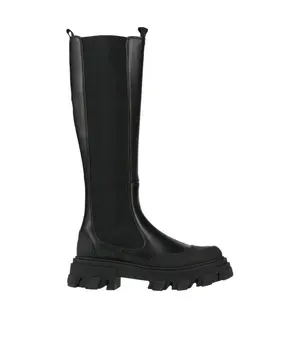 GANNI Platform Leather Boots