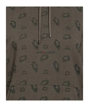 Saint Laurent Animal Print Hoodie