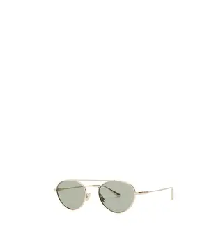 Saint Laurent Round Frame Metal Sunglasses - Gray