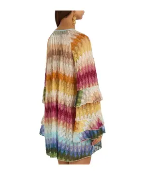 Missoni Chevron Fine-knit Mini Dress