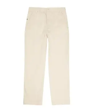 Moncler Moncler Straight-Leg Stretch-Cotton Trousers Nude