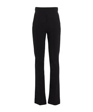 Max Mara Slim-fit Flared Pants - Black