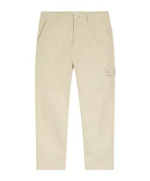 Stone Island Ghost Logo Cotton Trousers - Nude