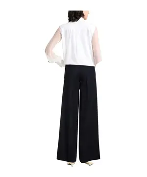 Max Mara Wide-leg Trousers With Belt Detail