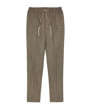 Rick Owens Slim-leg Wool Sweatpants Green