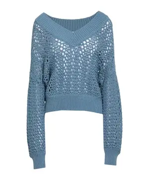 Brunello Cucinelli Solid Color Knit Cardigan - Blue
