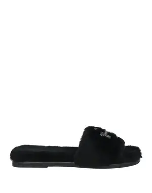 Tory Burch Shearling Lined Leather Slippers