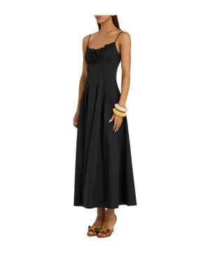 Staud Stretch-cotton Midi Dress