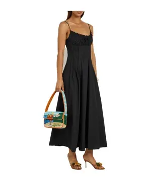 Staud Stretch-cotton Midi Dress