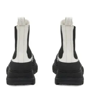 Alexander McQueen 45mm Slick Platform Chelsea Boots