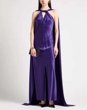 Max Mara Minimalist Stylish Satin Sleeveless Evening Dress