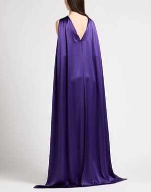 Max Mara Minimalist Stylish Satin Sleeveless Evening Dress