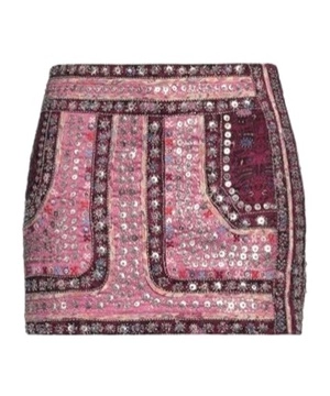 Isabel Marant Étoile Multicolor Metallic Embellished Skirt