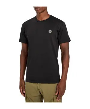 Stone Island Compass Logo Cotton T-shirt