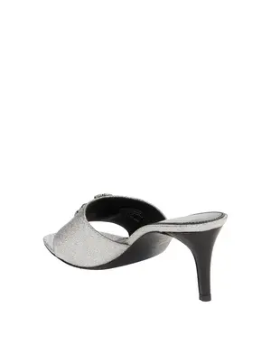 Tory Burch Sequin Embellished Stiletto Heel Slide Sandals