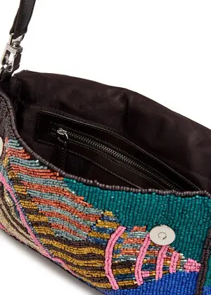 Staud Timmy Beaded Shoulder Bag