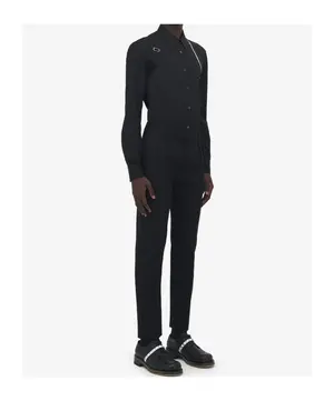 Alexander McQueen Pleated-front Wool Trousers