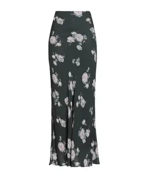GANNI Floral Print Waist-cinching Maxi Dress