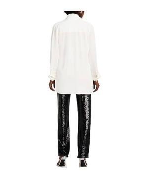 Sportmax Long Sleeve Bow Detail Shirt