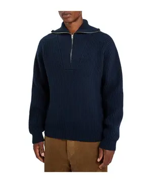 JIL SANDER High-neck Ribbed-wool Jumper