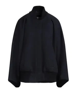 Max Mara Wool Flight Jacket - Black
