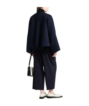 Max Mara Wool Flight Jacket - Black