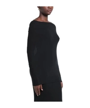 Balenciaga Ribbed Knit Maxi Dress