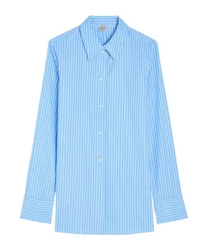TOTÊME Striped Cotton-poplin Shirt