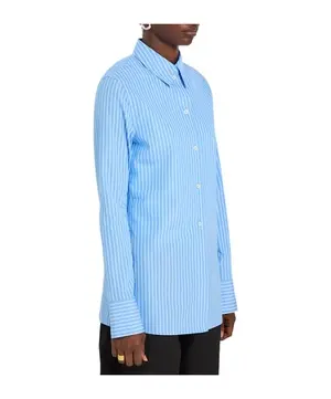 TOTEME Striped Cotton-poplin Shirt