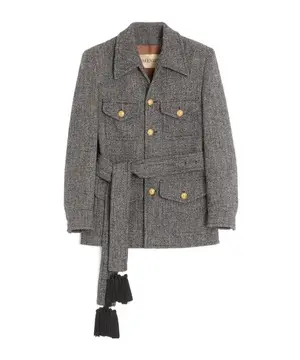 Valentino Garavani Long Sleeve Casual Jacket - Gray