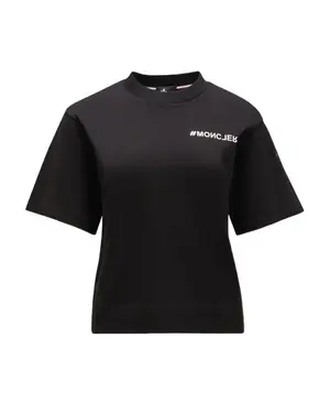 Moncler Logo Printed Crewneck T-shirt
