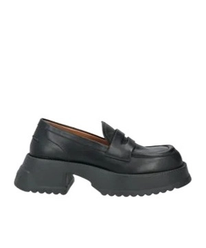 Marni Simple Thick-soled Leather Shoes