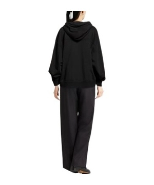 Sportmax Solid Color Hooded Sweatshirt