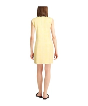 Sportmax Plaid Sleeveless Jacquard Knit Dress