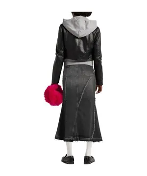 GANNI Denim A-line Skirt