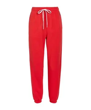 Polo Ralph Lauren Logo-embroidered Cotton-blend Sweatpants - Red