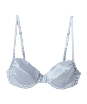 Miu Miu Satin Bra - Gray